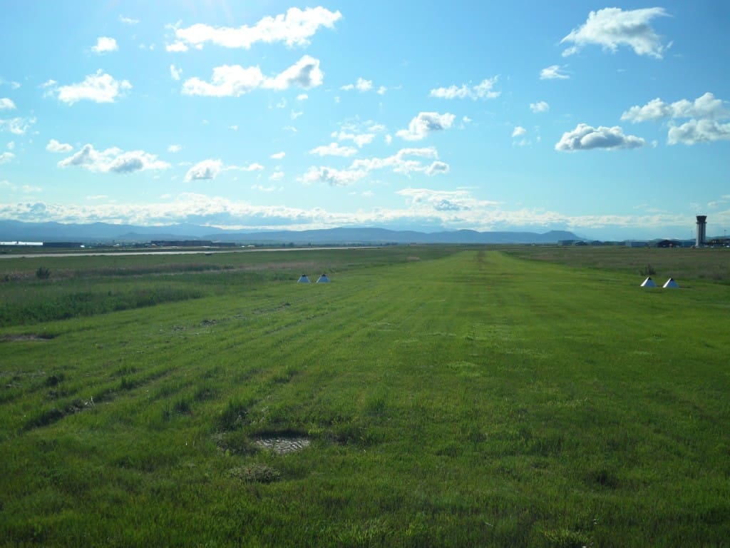Turf Landing Strip - Helena Regional Airport